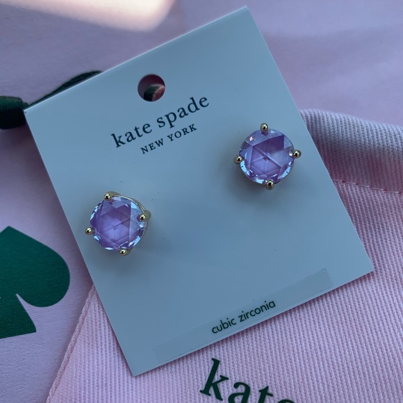 kate spade | Jewelry | Kate Spade Lilac Gumdrop Earrings | Poshmark